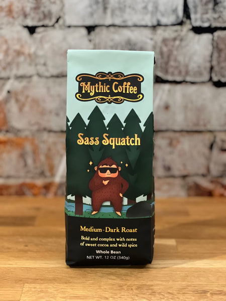Sass Squatch (Medium-Dark Roast) | 12oz Whole Bean– Mythic Coffee